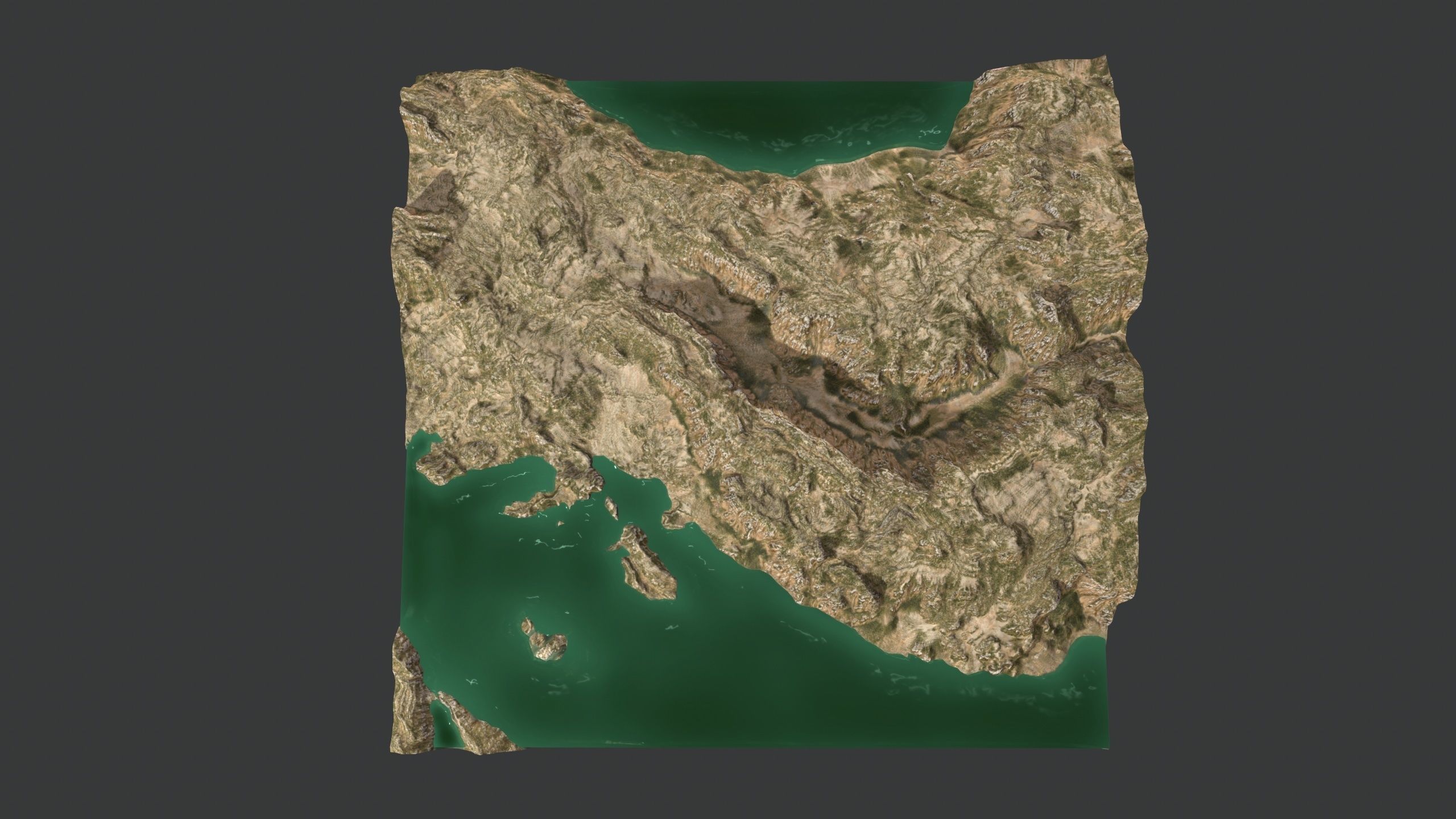 3D model mountain structure VR / AR / low-poly | CGTrader