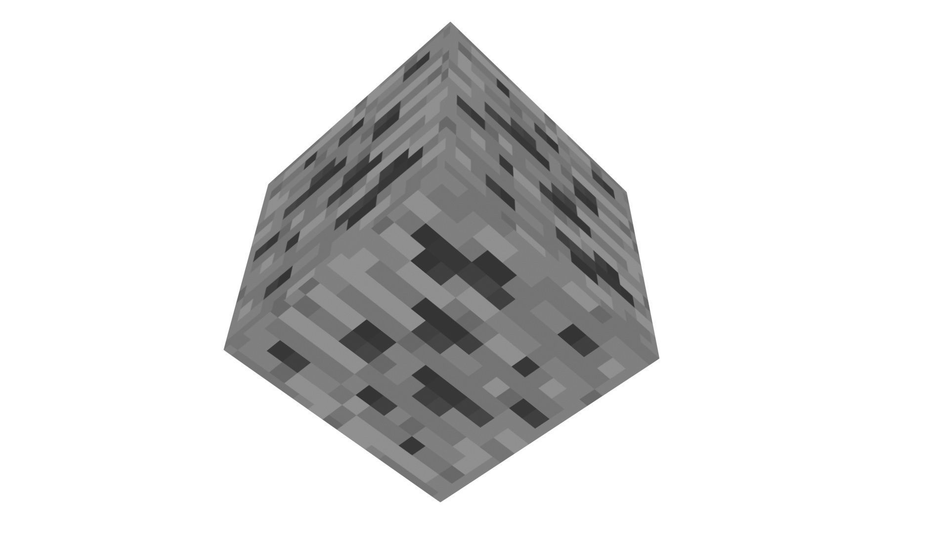 Minecraft Coal 3D model | CGTrader