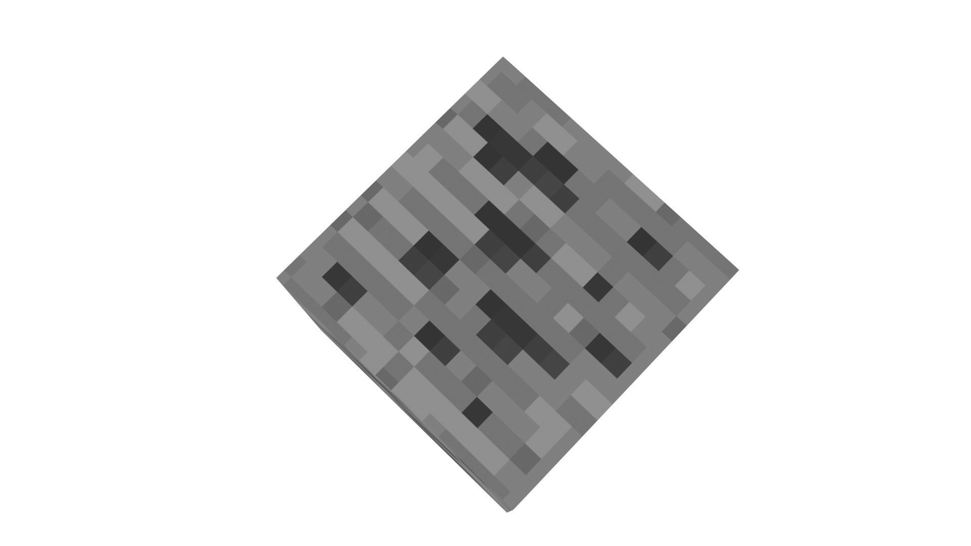 Minecraft Coal 3D model | CGTrader