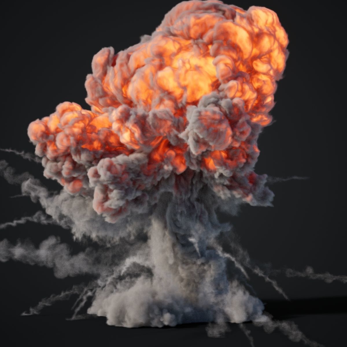 Animated Explosion 1 vol2 3D model animated | CGTrader