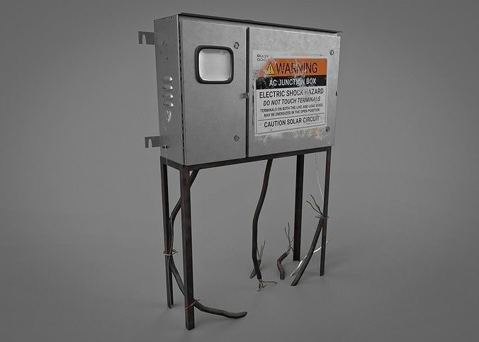 3D model Electric box VR / AR / low-poly | CGTrader