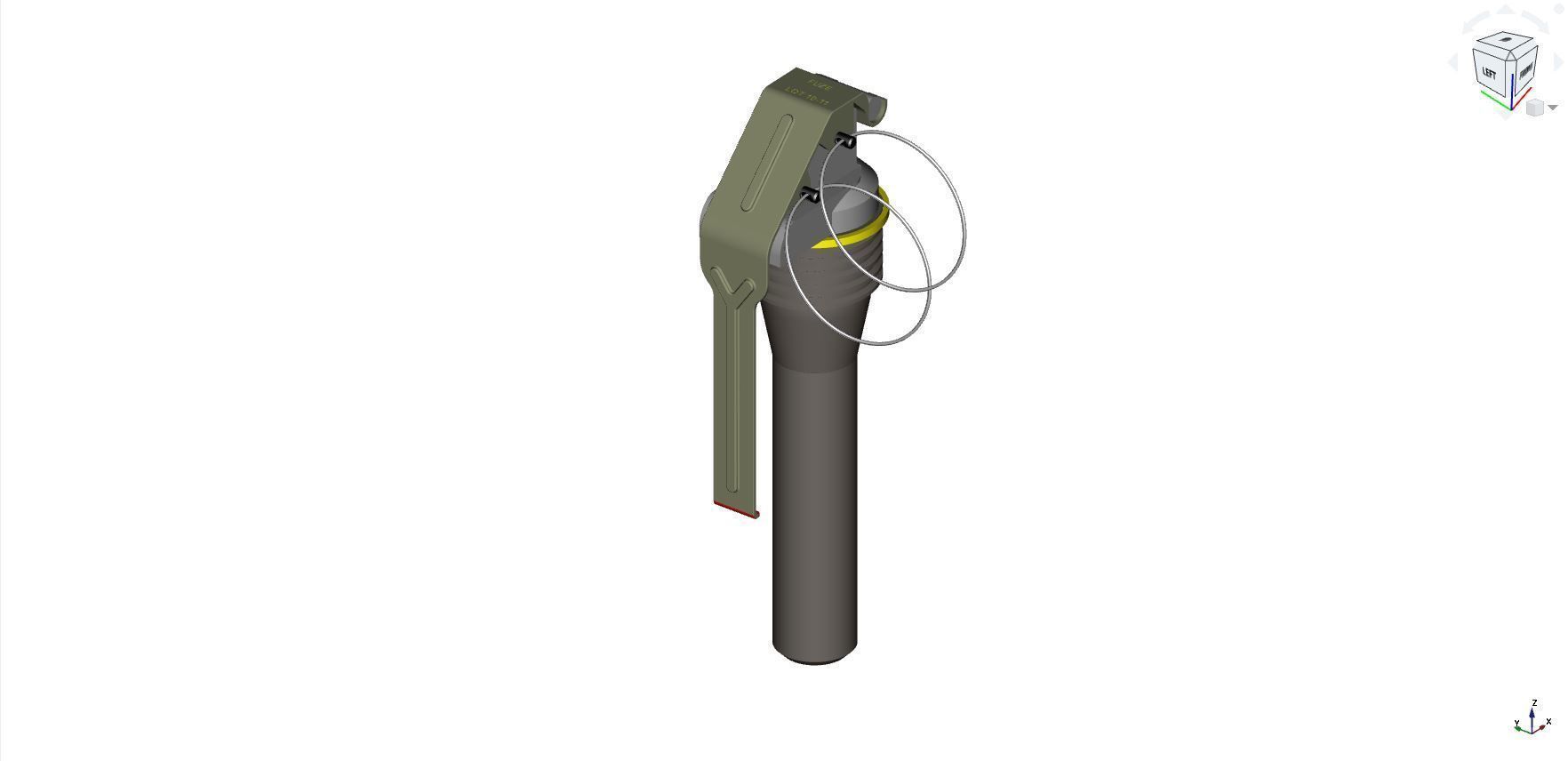 Flashbang Grenade M84 Clone 3d printable free 3D model 3D printable ...