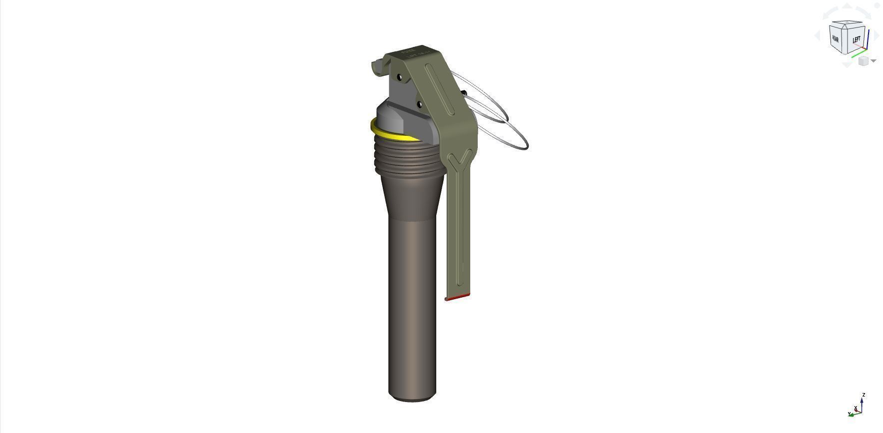 Flashbang Grenade M84 Clone 3d printable free 3D model 3D printable ...