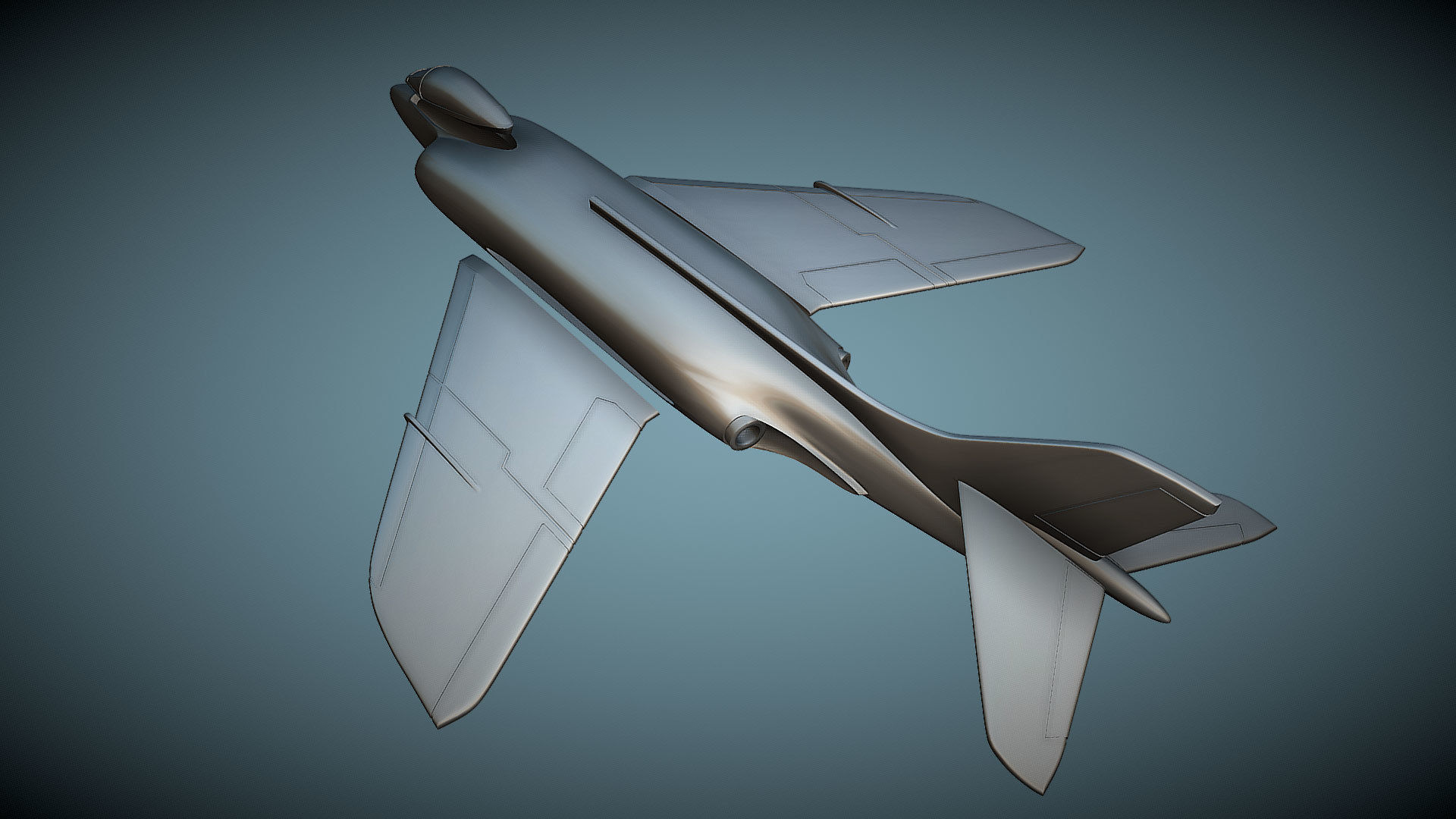 Supermarine Scimitar - 3D Printable Model 3D model 3D printable | CGTrader
