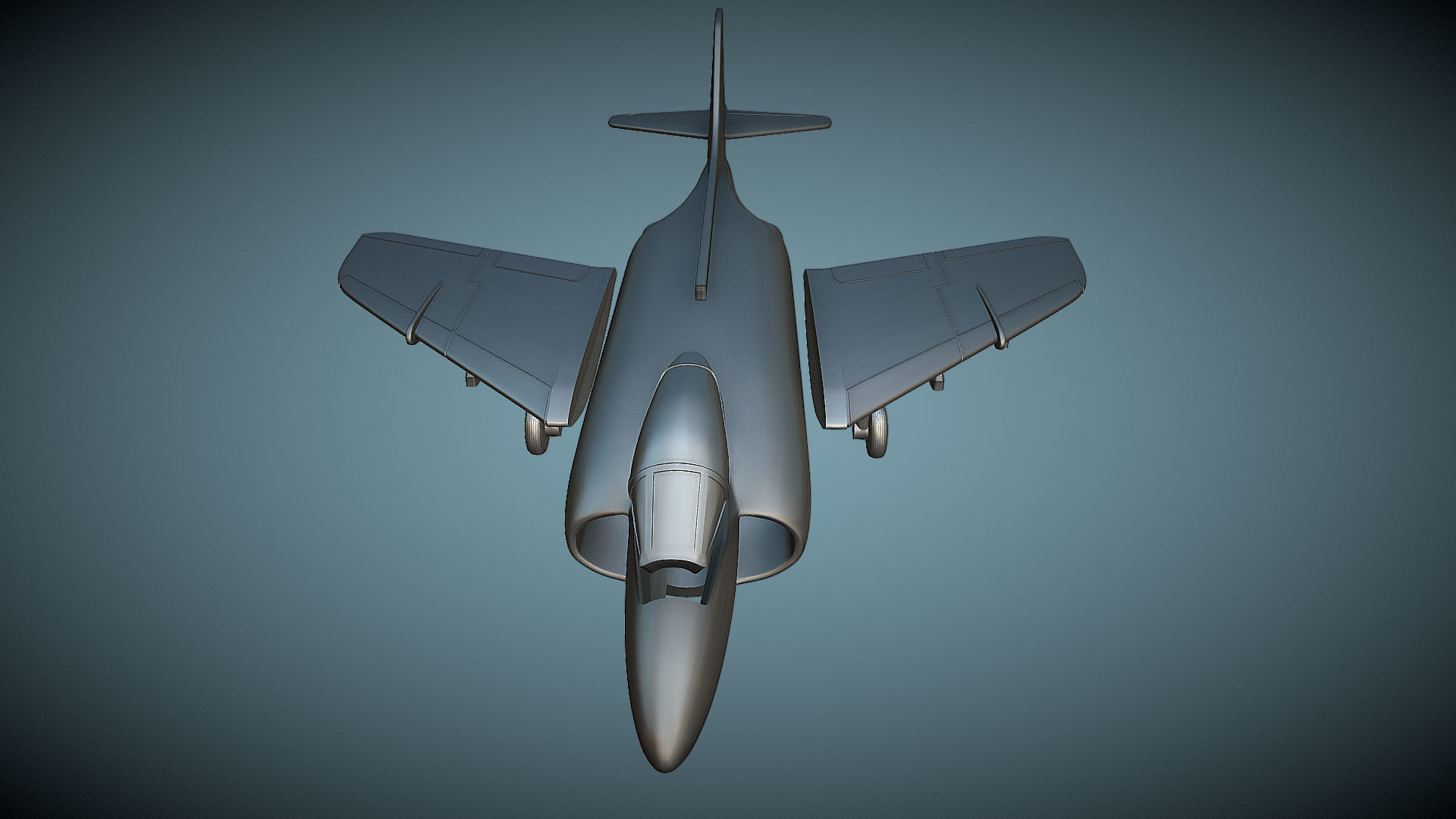 Supermarine Scimitar - 3D Printable Model 3D model 3D printable | CGTrader