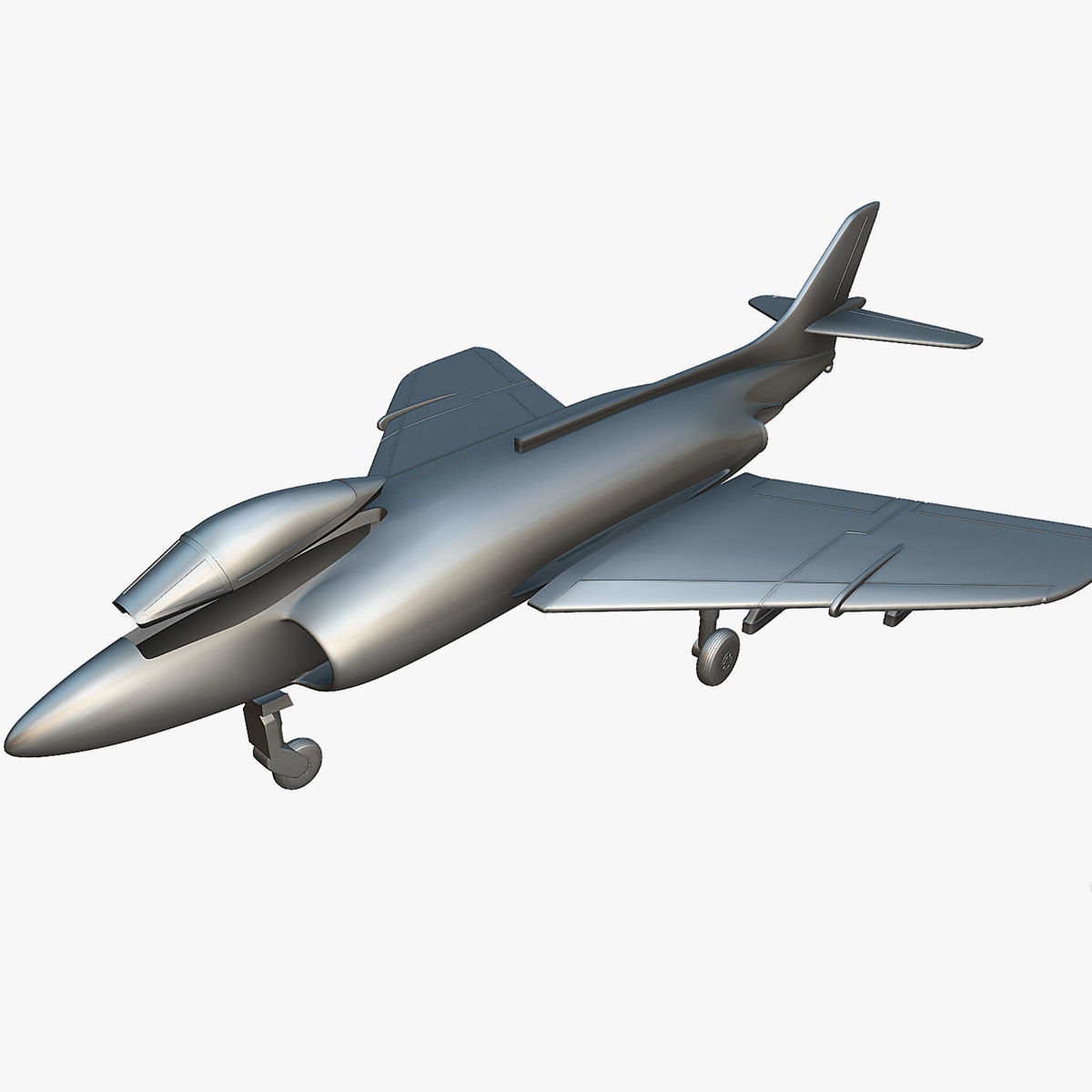 Supermarine Scimitar - 3D Printable Model 3D model 3D printable | CGTrader