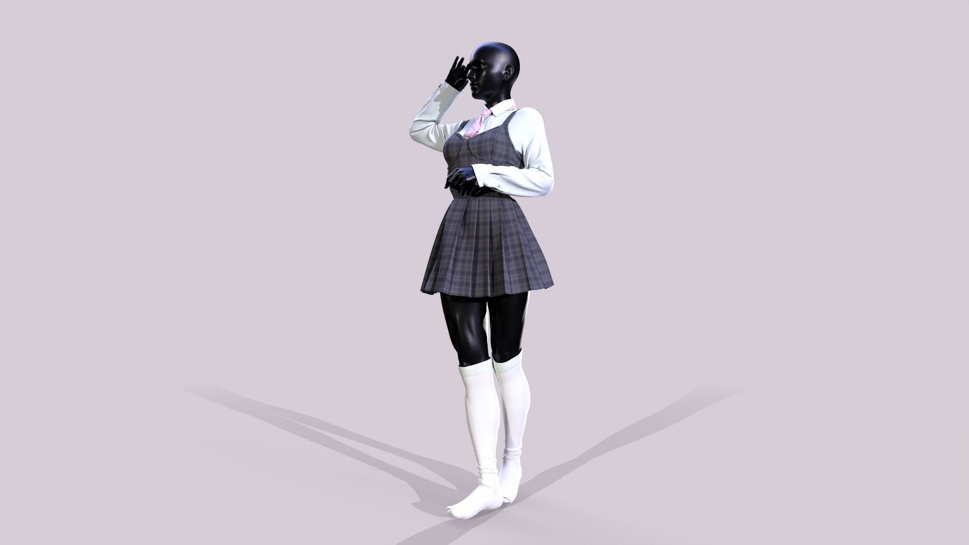 Realistic 3D Models Of School Uniforms 3D model | CGTrader