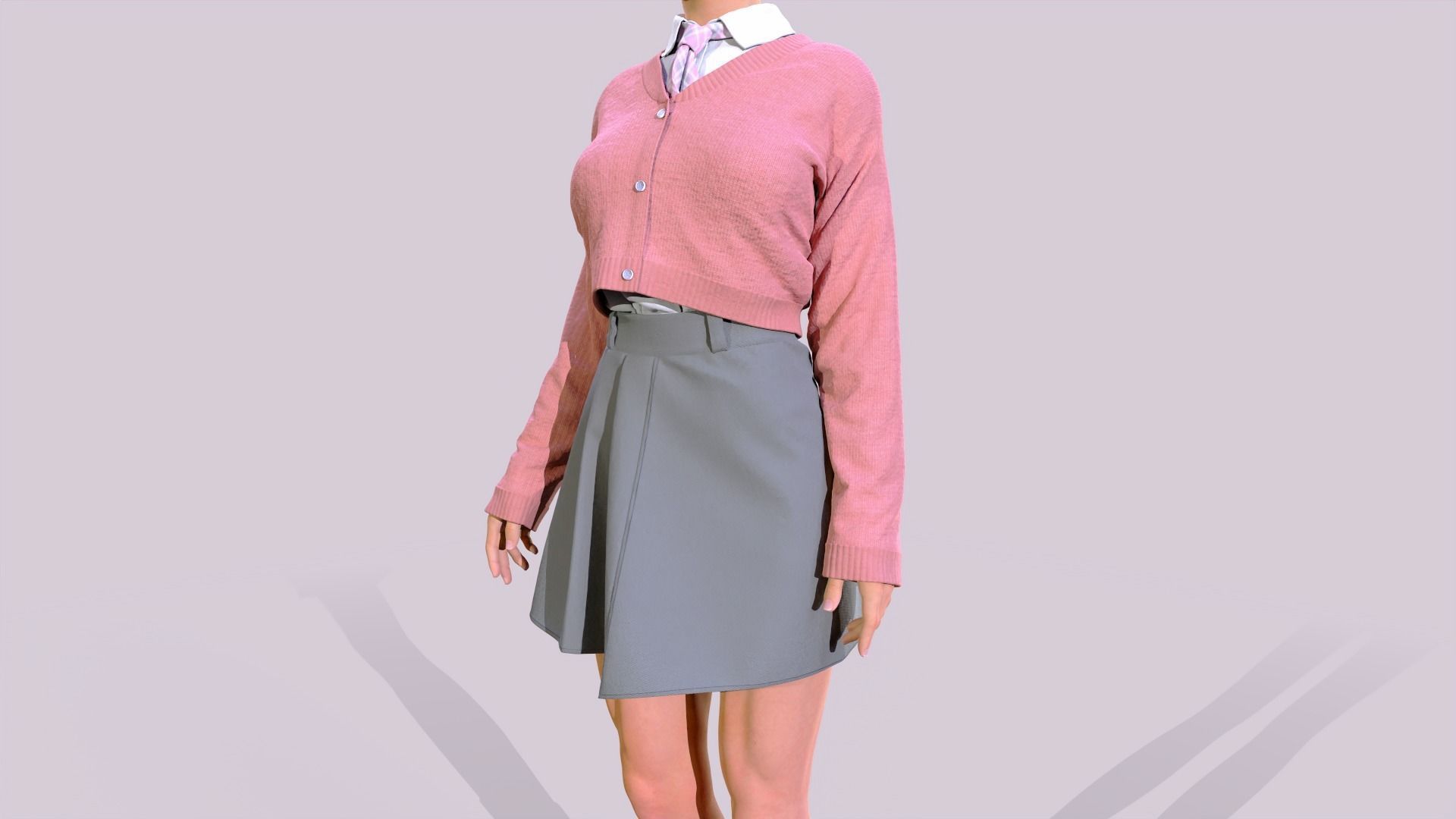 Realistic 3D Models Of School Uniforms 3D model | CGTrader