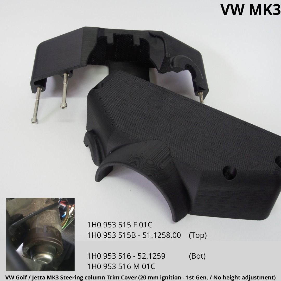 VW Golf Jetta MK3 Steering column Trim Cover 20 mm 1st Gen NReg 3D ...