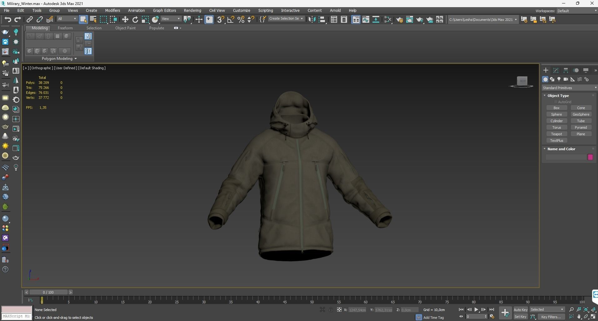 3D model Jacket VR / AR / low-poly | CGTrader