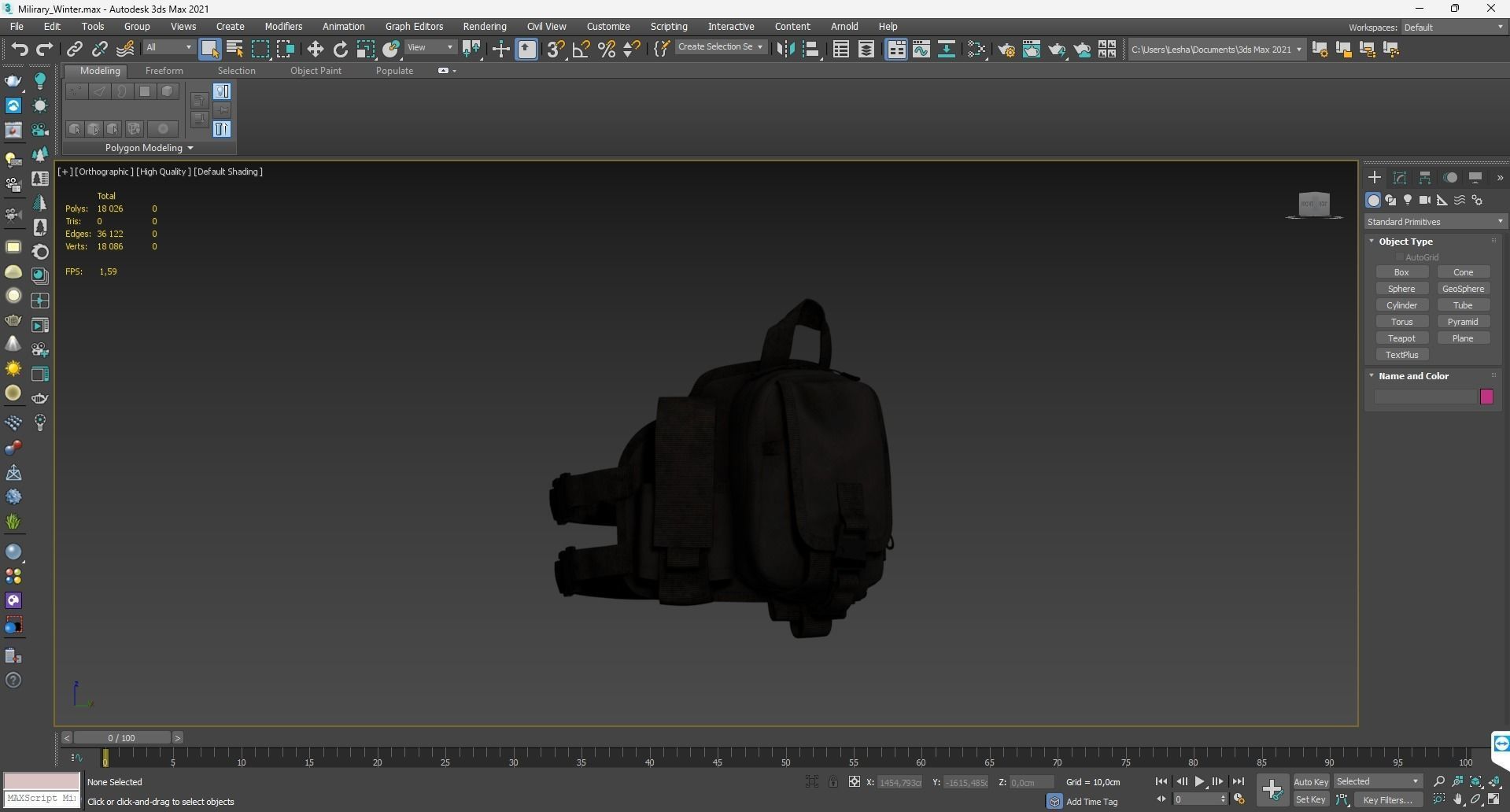 3D model Leg Bag VR / AR / low-poly | CGTrader