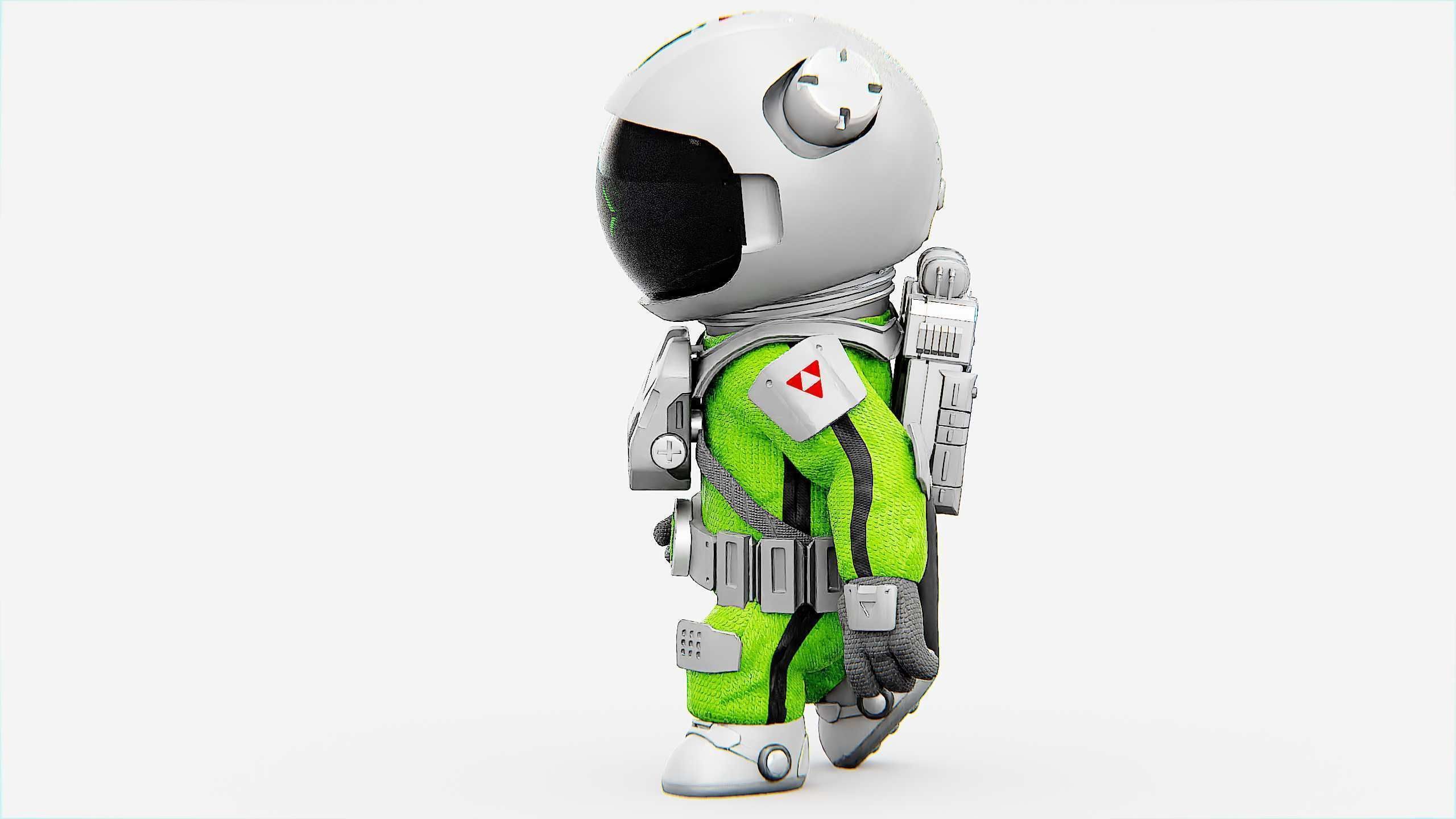 TOON ASTRONAUT CV-250 Rigged for Unreal Engine - Unity - MIXAMO 3D ...