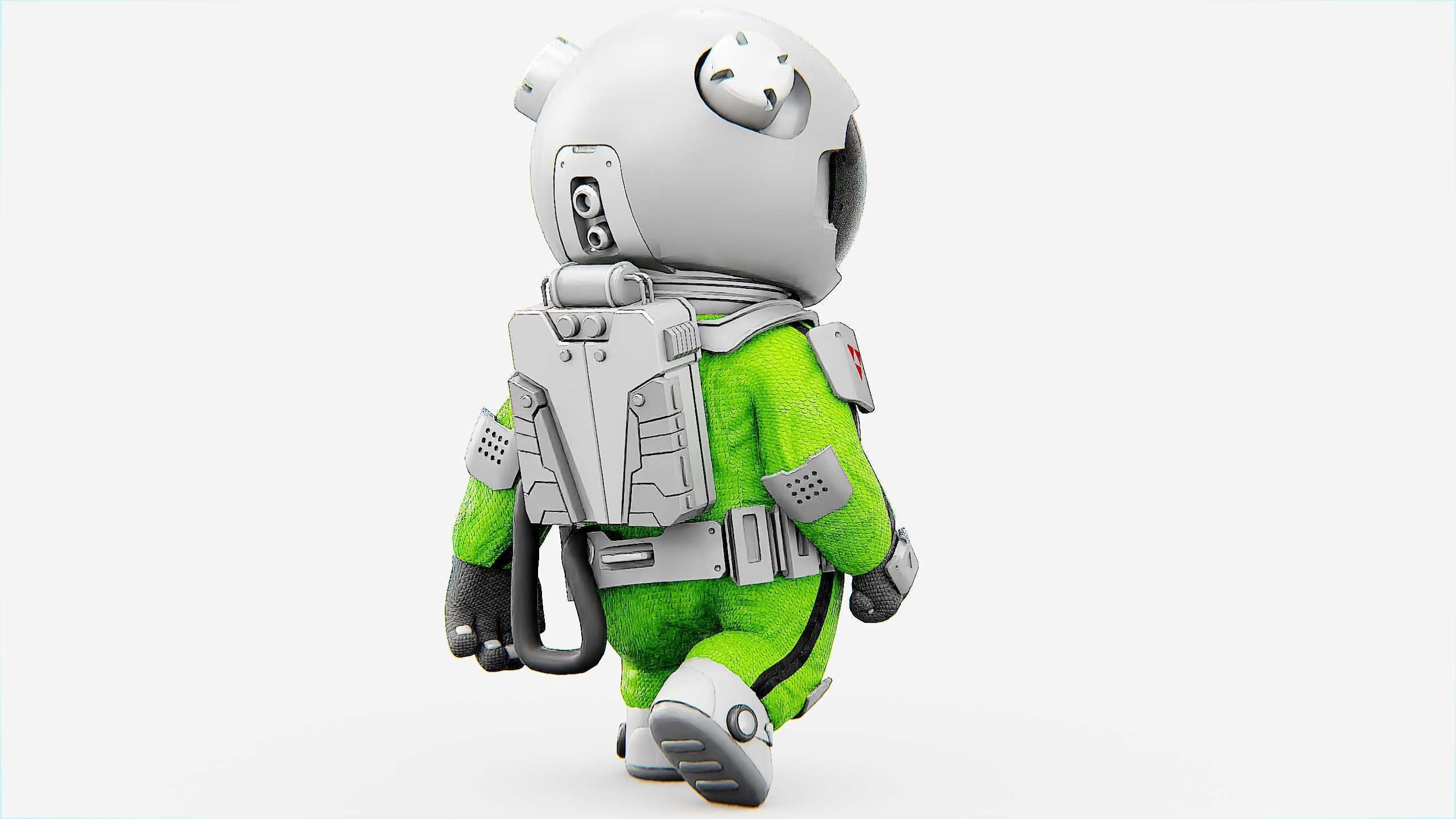 TOON ASTRONAUT CV-250 Rigged for Unreal Engine - Unity - MIXAMO 3D ...