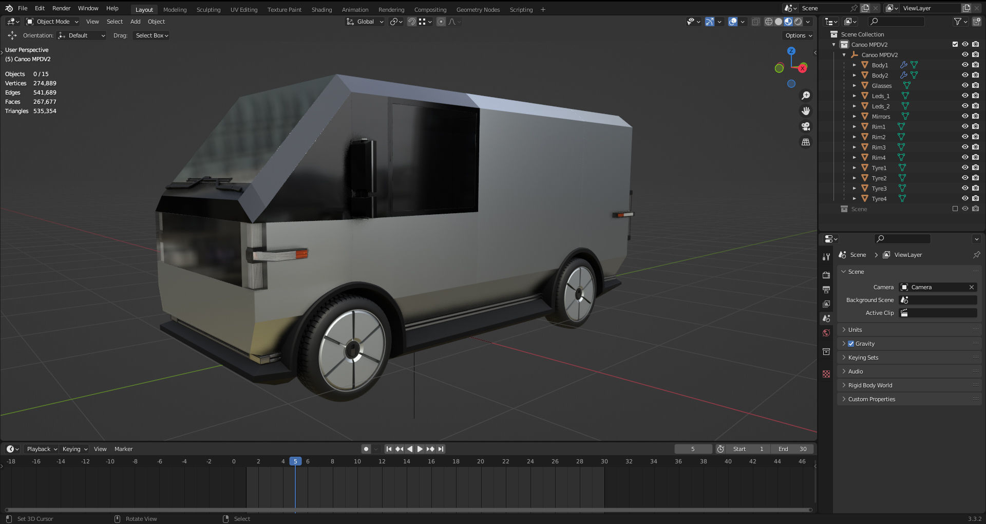Canoo MPDV 2 Electric Van PBR 3D model | CGTrader