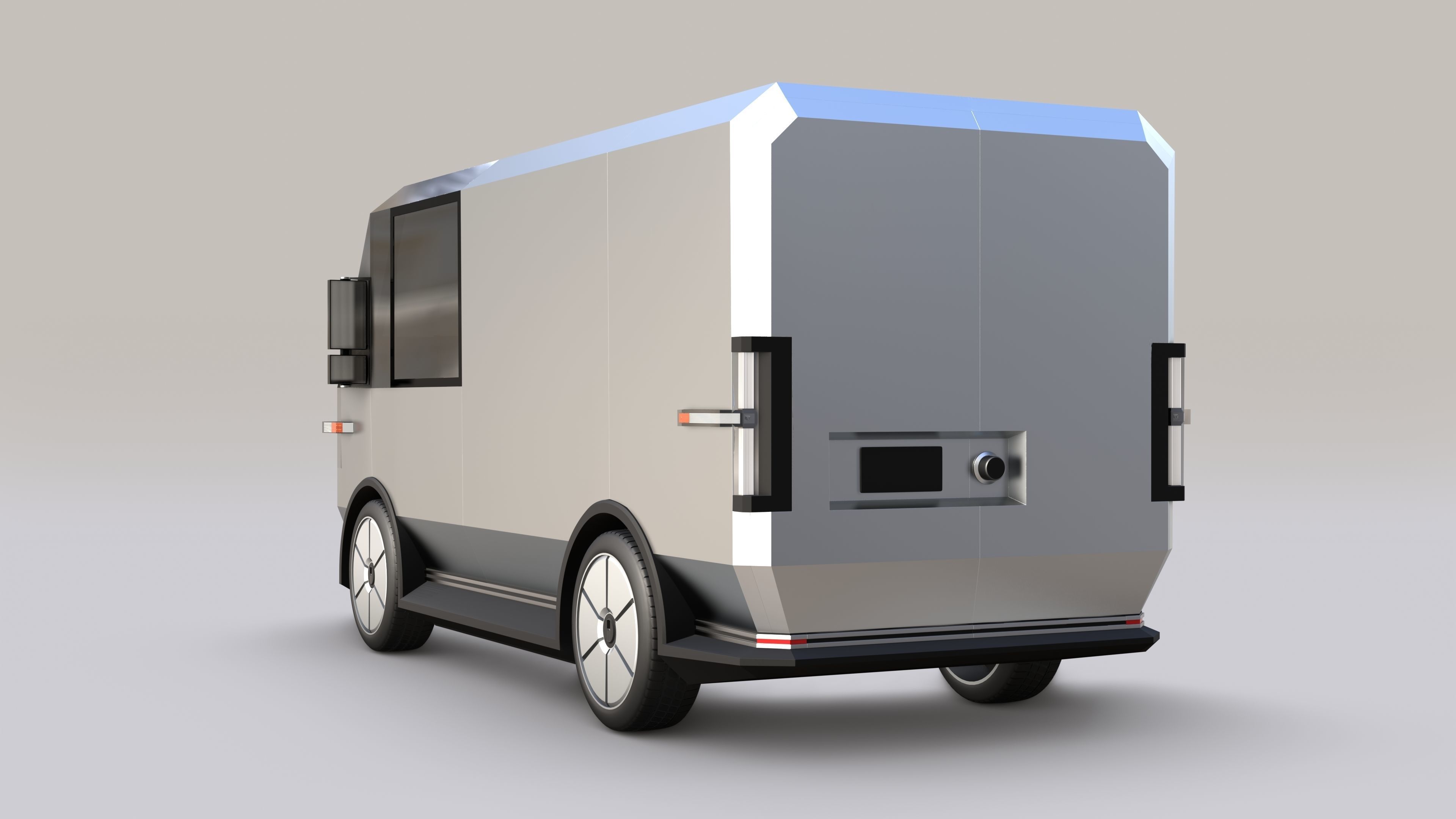 Canoo MPDV 2 Electric Van PBR 3D model | CGTrader