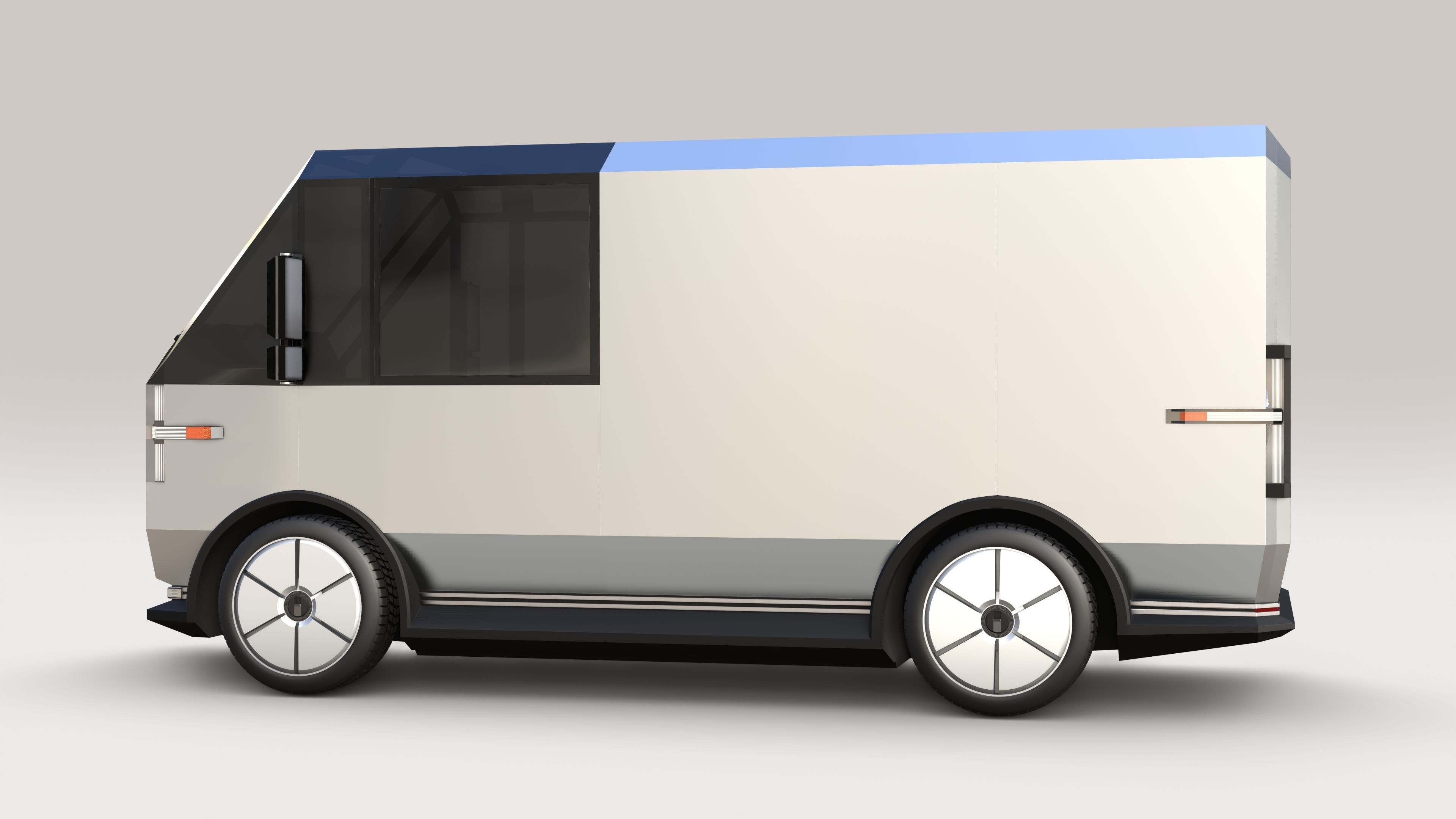 Canoo MPDV 2 Electric Van PBR 3D model | CGTrader