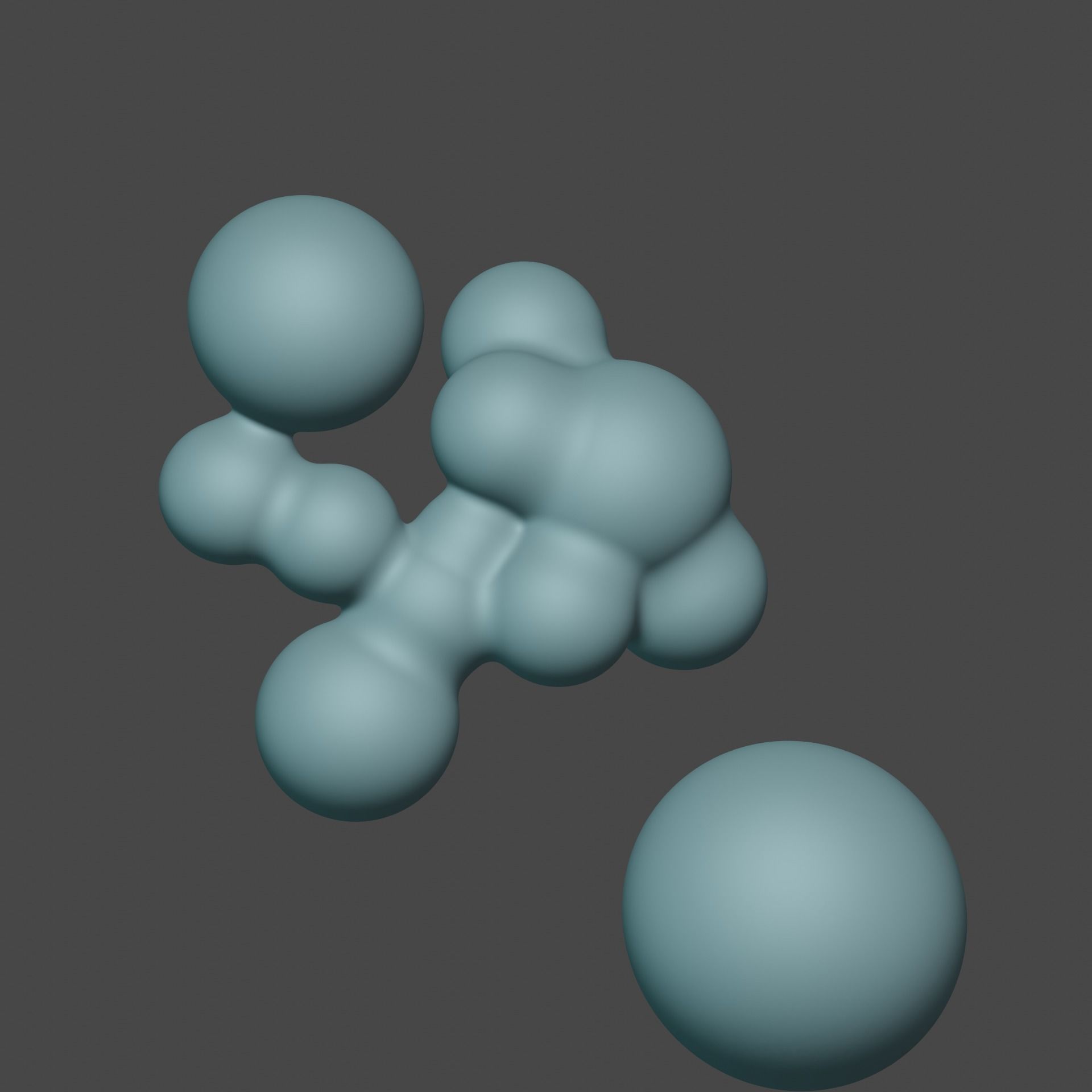 Color MetaBalls 3D model | CGTrader