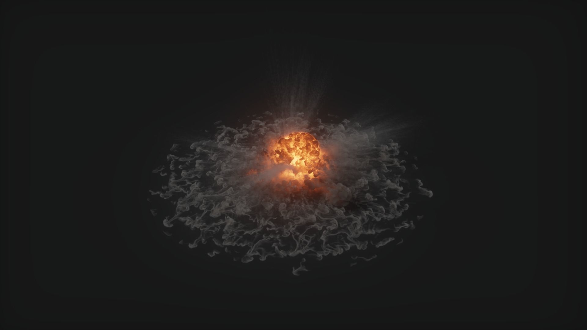3D Artillery Grenade Explosion Animation 3D model animated | CGTrader