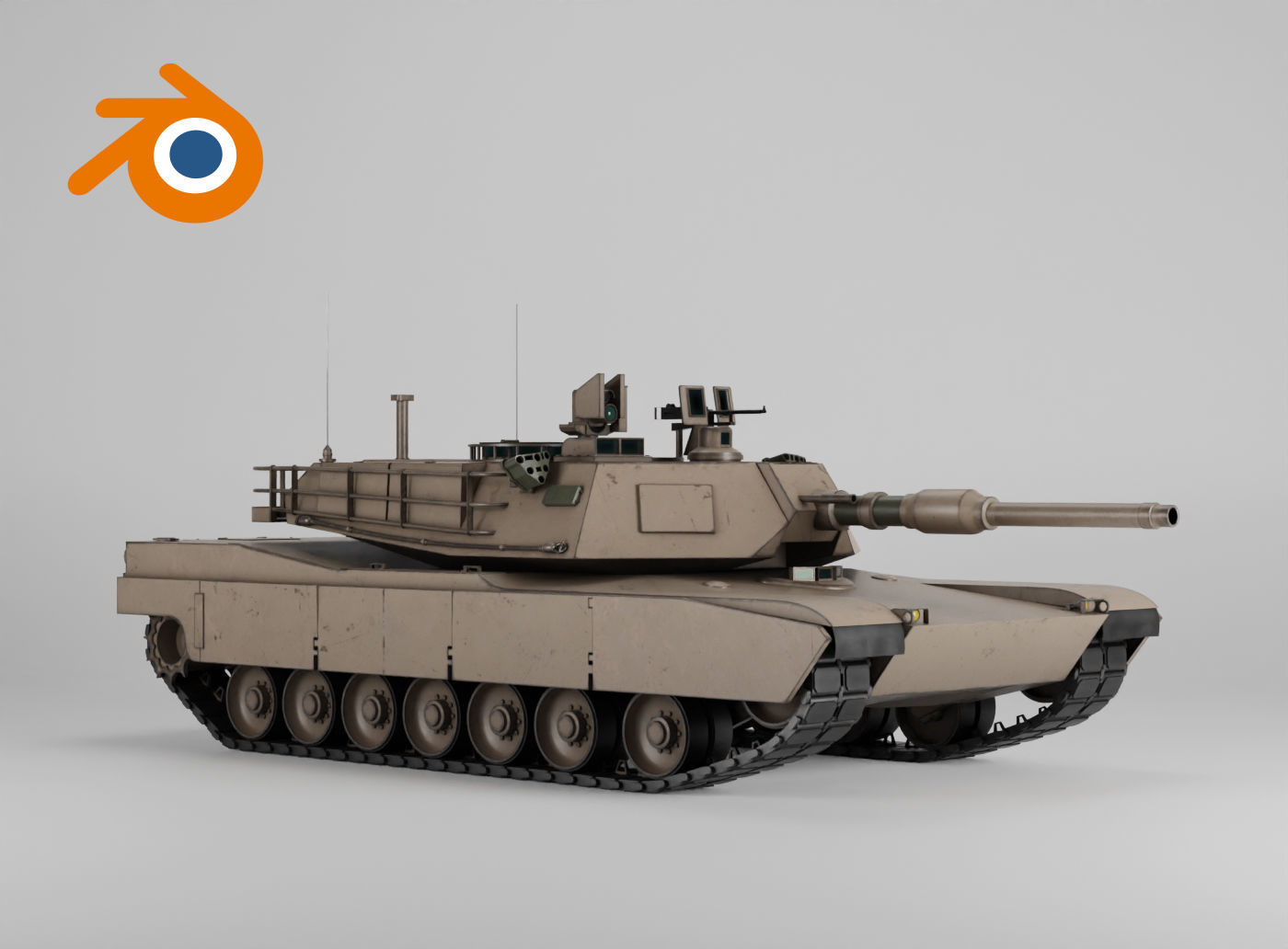 US Army M1A2 Abrams tank 3D model | CGTrader