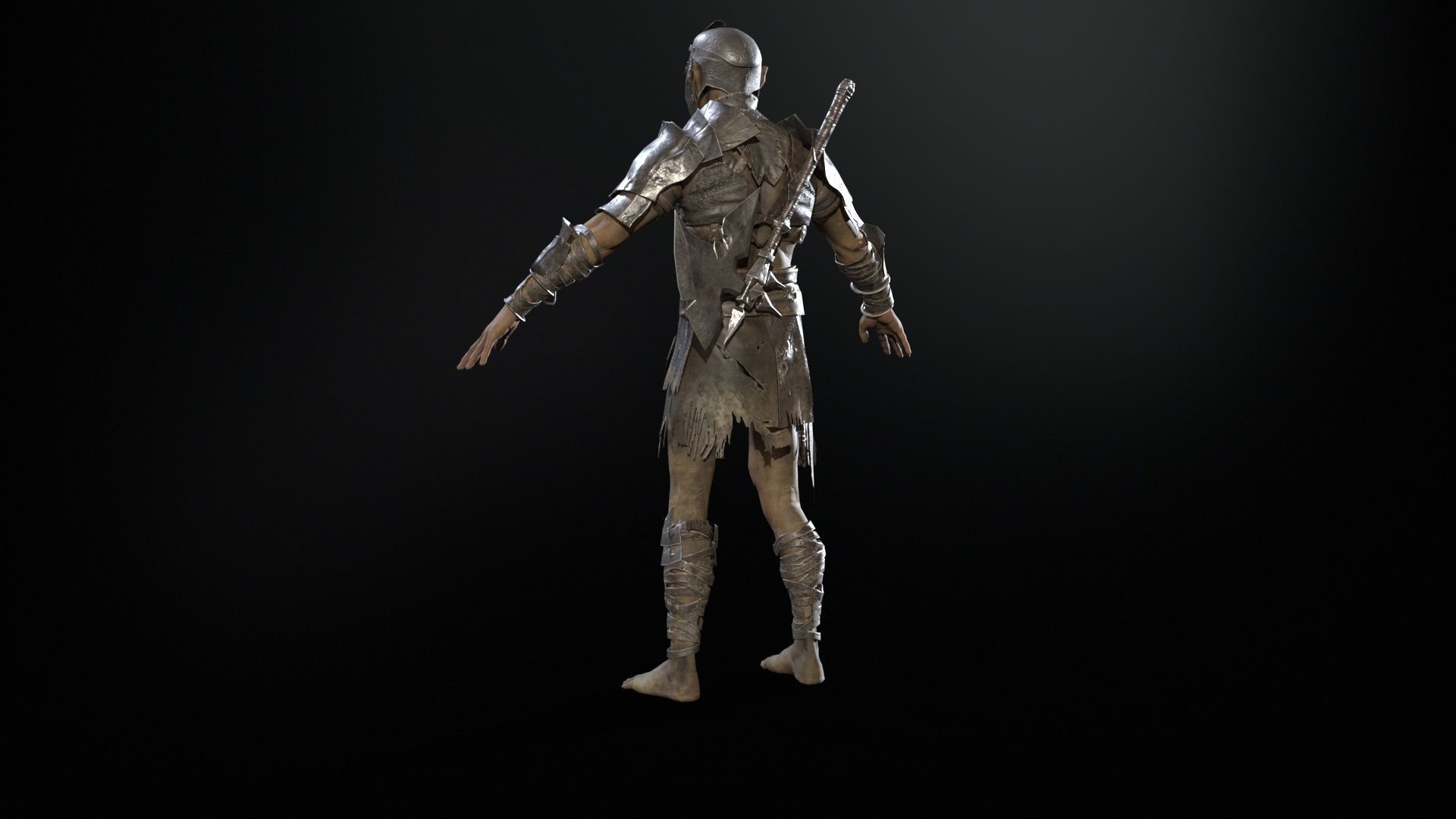 3D model SkinnyOrc 7 VR / AR / low-poly rigged animated | CGTrader