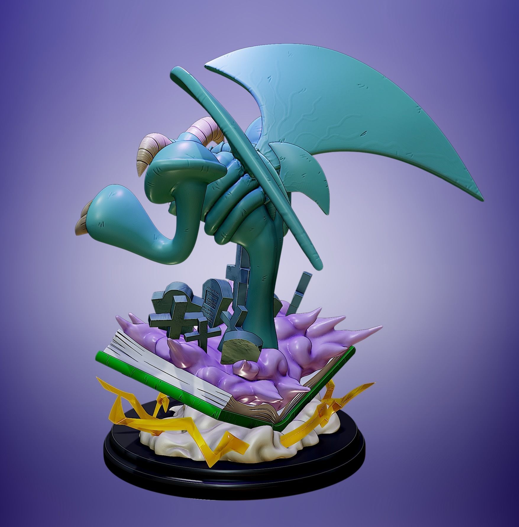 TOON SUMMONED SKULL FIGURE - YUGIOH 3D model 3D printable | CGTrader