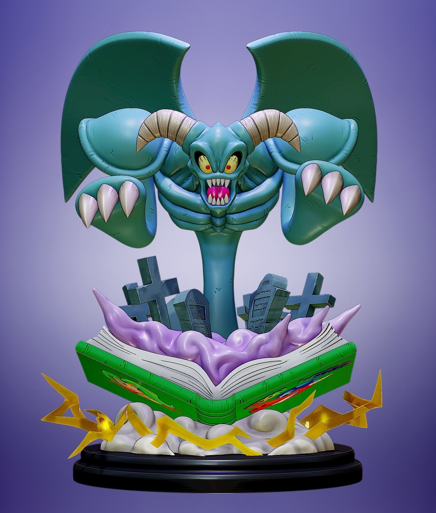 TOON SUMMONED SKULL FIGURE - YUGIOH 3D model 3D printable | CGTrader