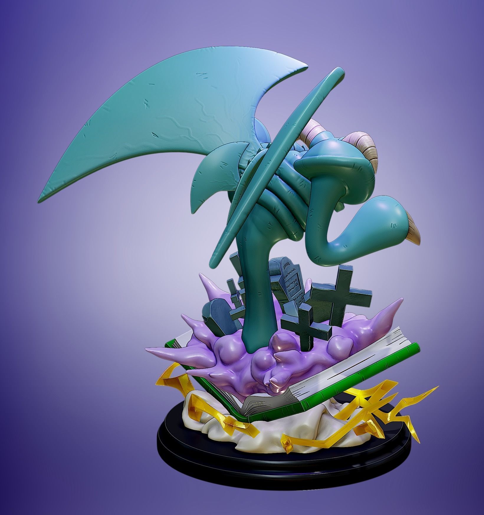 TOON SUMMONED SKULL FIGURE - YUGIOH 3D model 3D printable | CGTrader