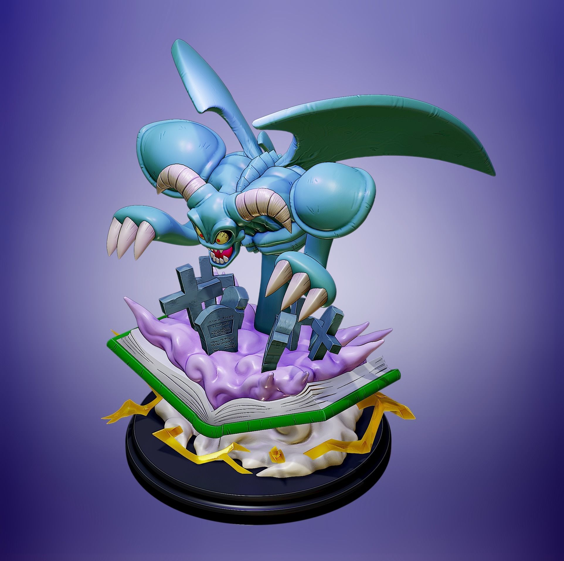 TOON SUMMONED SKULL FIGURE - YUGIOH 3D model 3D printable | CGTrader