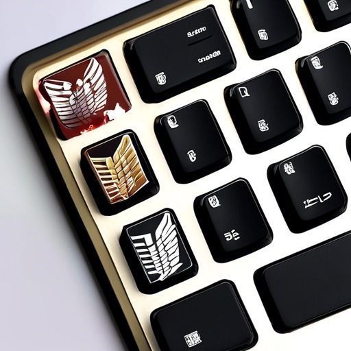 Attack on titan keycaps 3D model 3D printable | CGTrader
