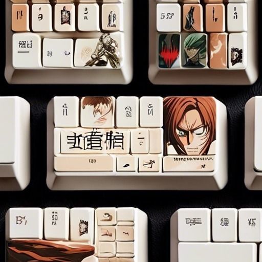 Attack on titan keycaps 3D model 3D printable | CGTrader