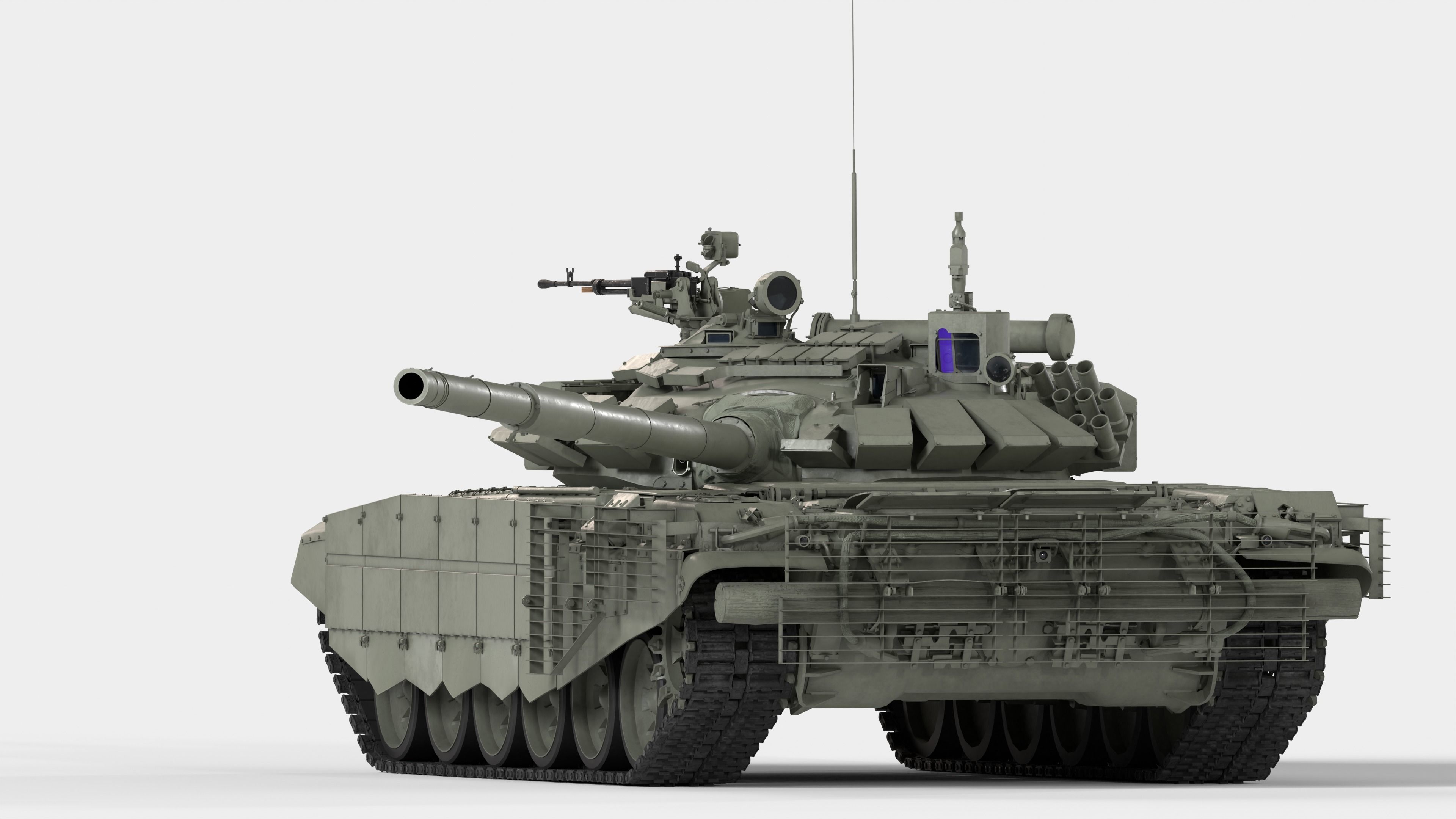T-72B3M Russian MBT 3D model animated rigged | CGTrader