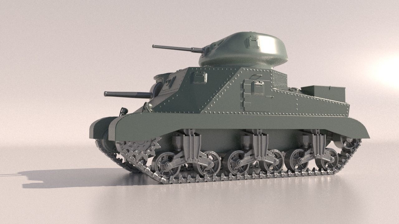 Tank M3Lee for 3Dprint 3D model 3D printable | CGTrader