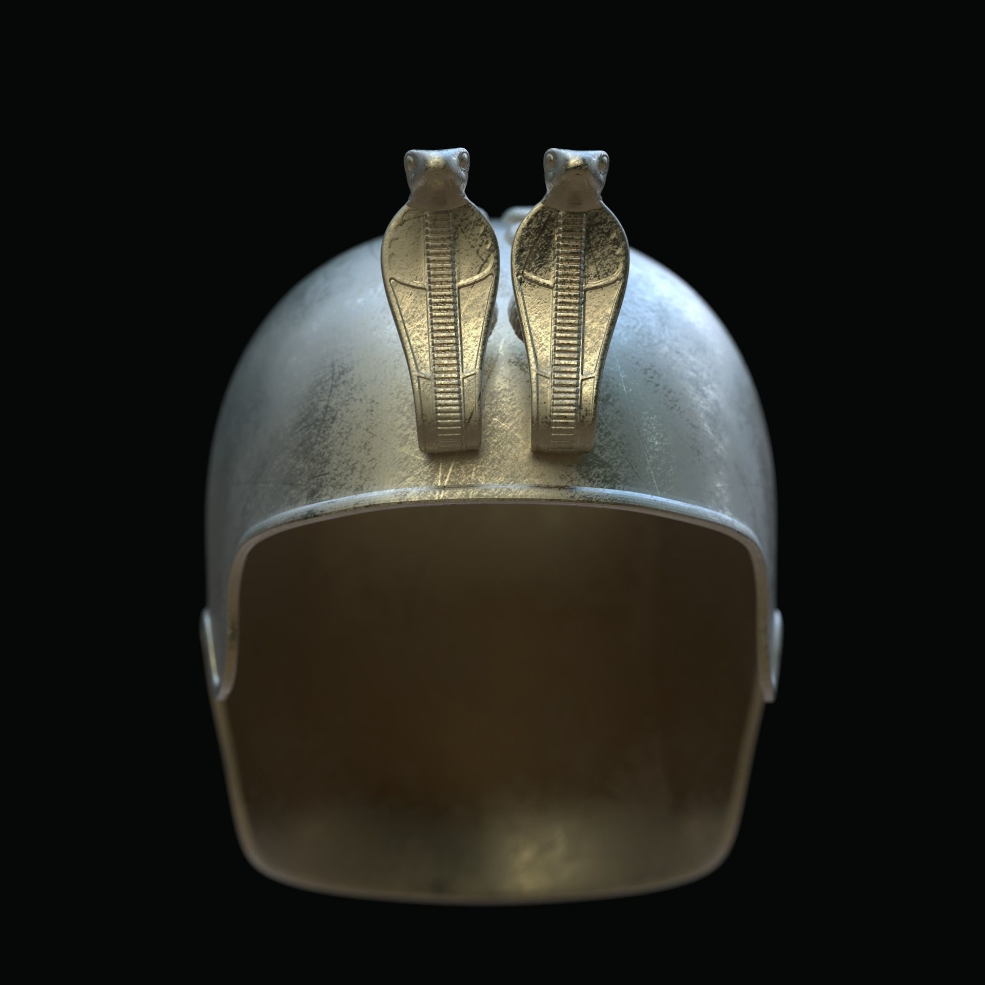Pharaoh Guardian Helmet 3D model 3D printable | CGTrader