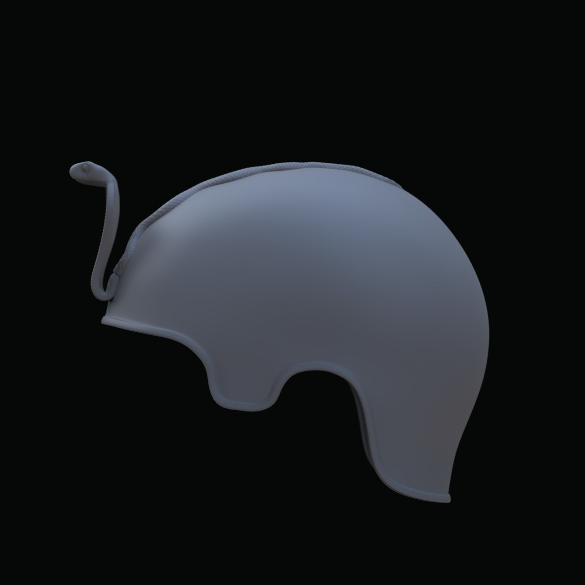 Pharaoh Guardian Helmet 3D model 3D printable | CGTrader