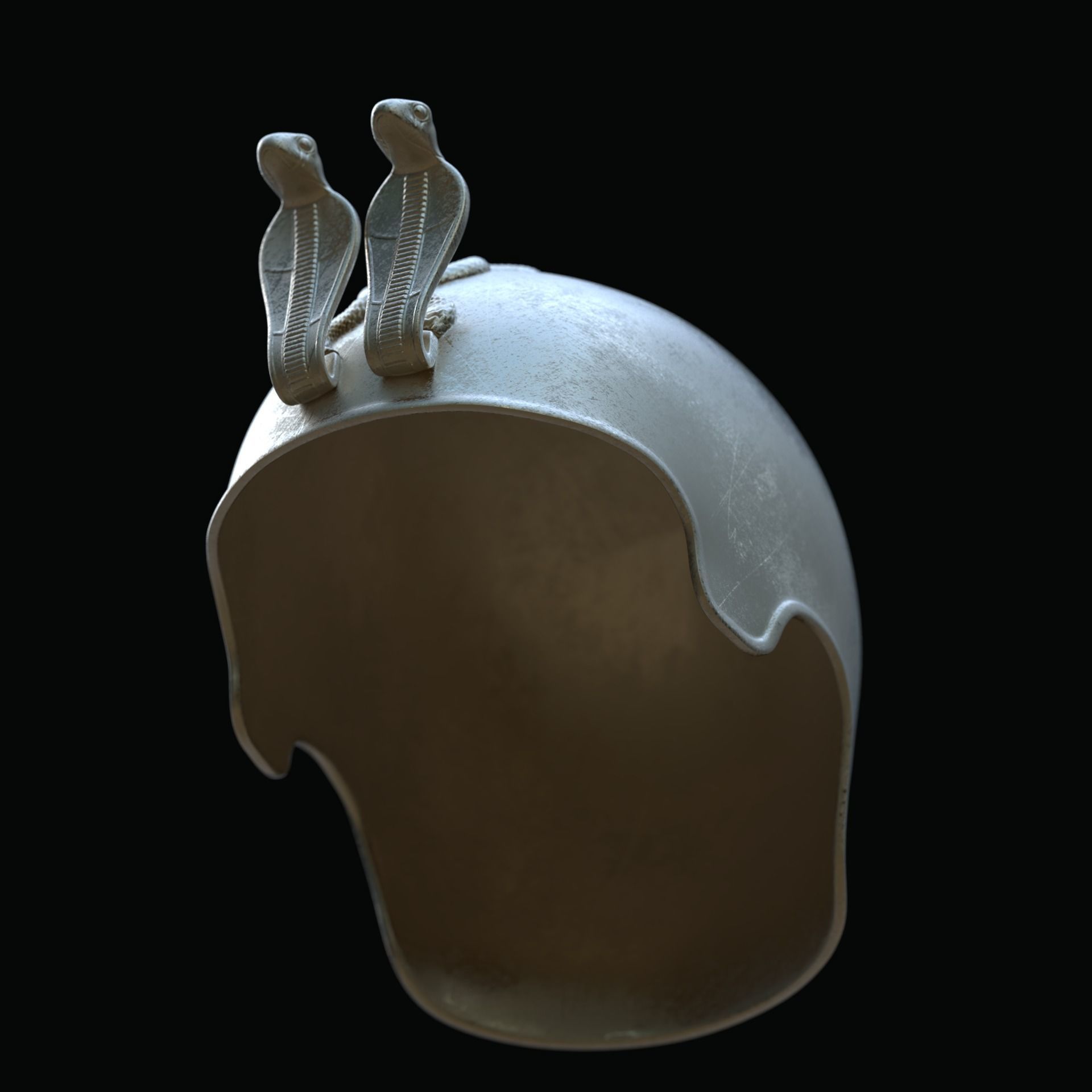Pharaoh Guardian Helmet 3D model 3D printable | CGTrader