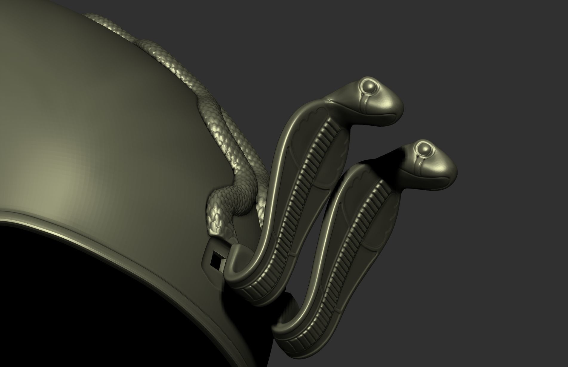 Pharaoh Guardian Helmet 3D model 3D printable | CGTrader