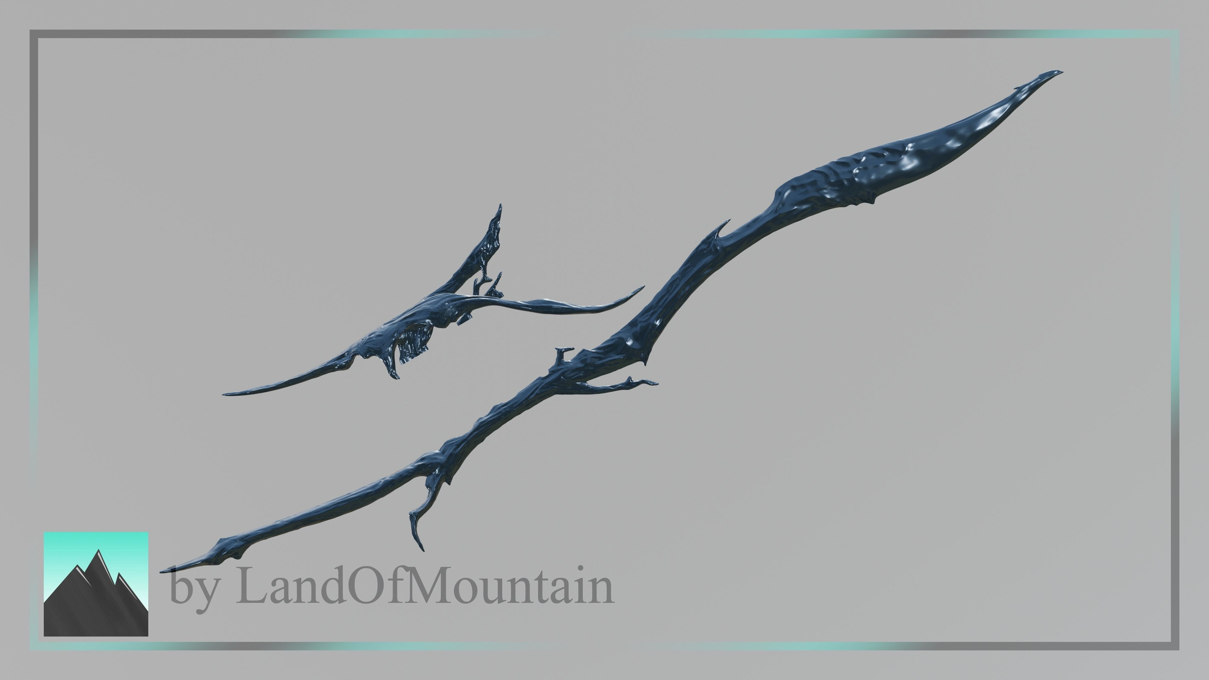 Final Fantasy XVI - Odin Zantetsuken Sword 3D model 3D printable | CGTrader