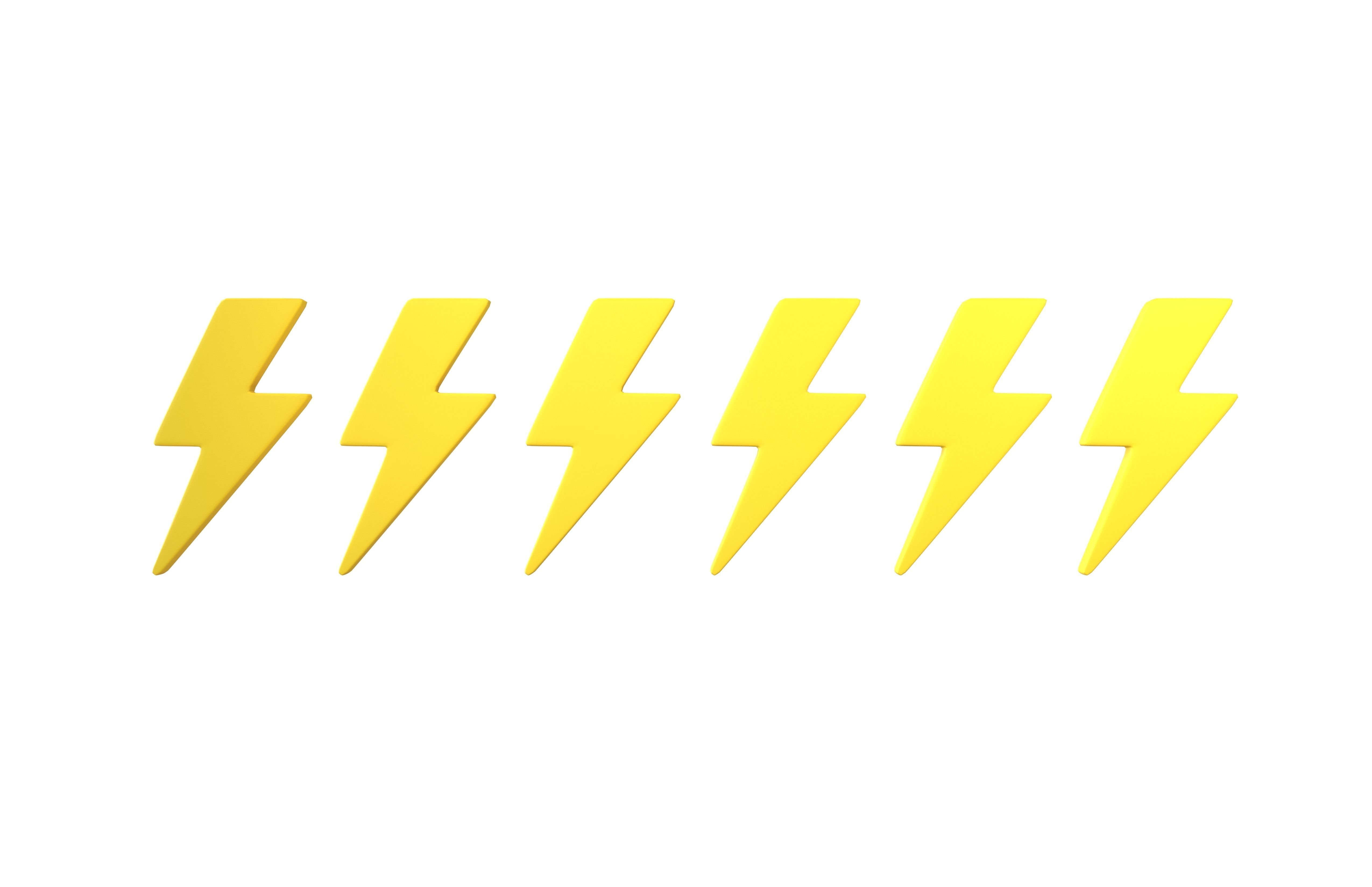 3D model Lightning Ranking Symbol V1 013 VR / AR / low-poly | CGTrader