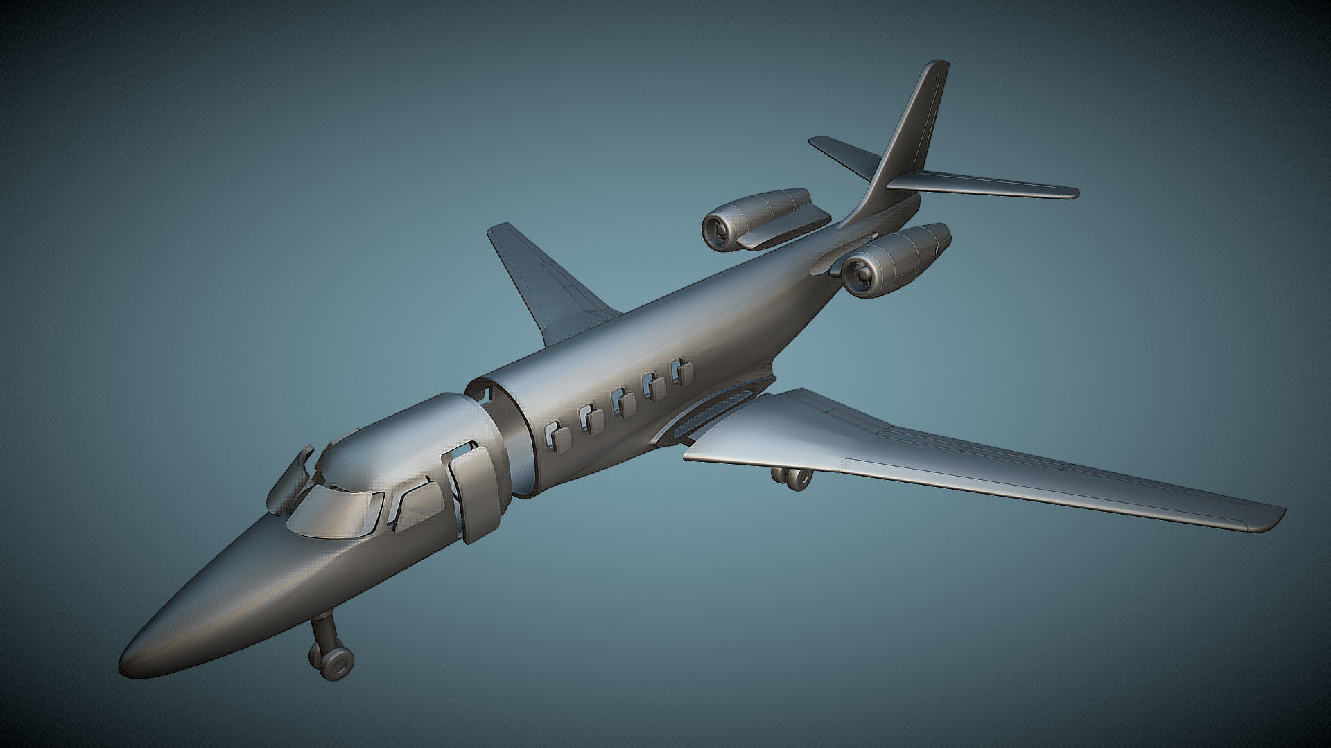 Gulfstream G100 - 3D Printable Model 3D model 3D printable | CGTrader