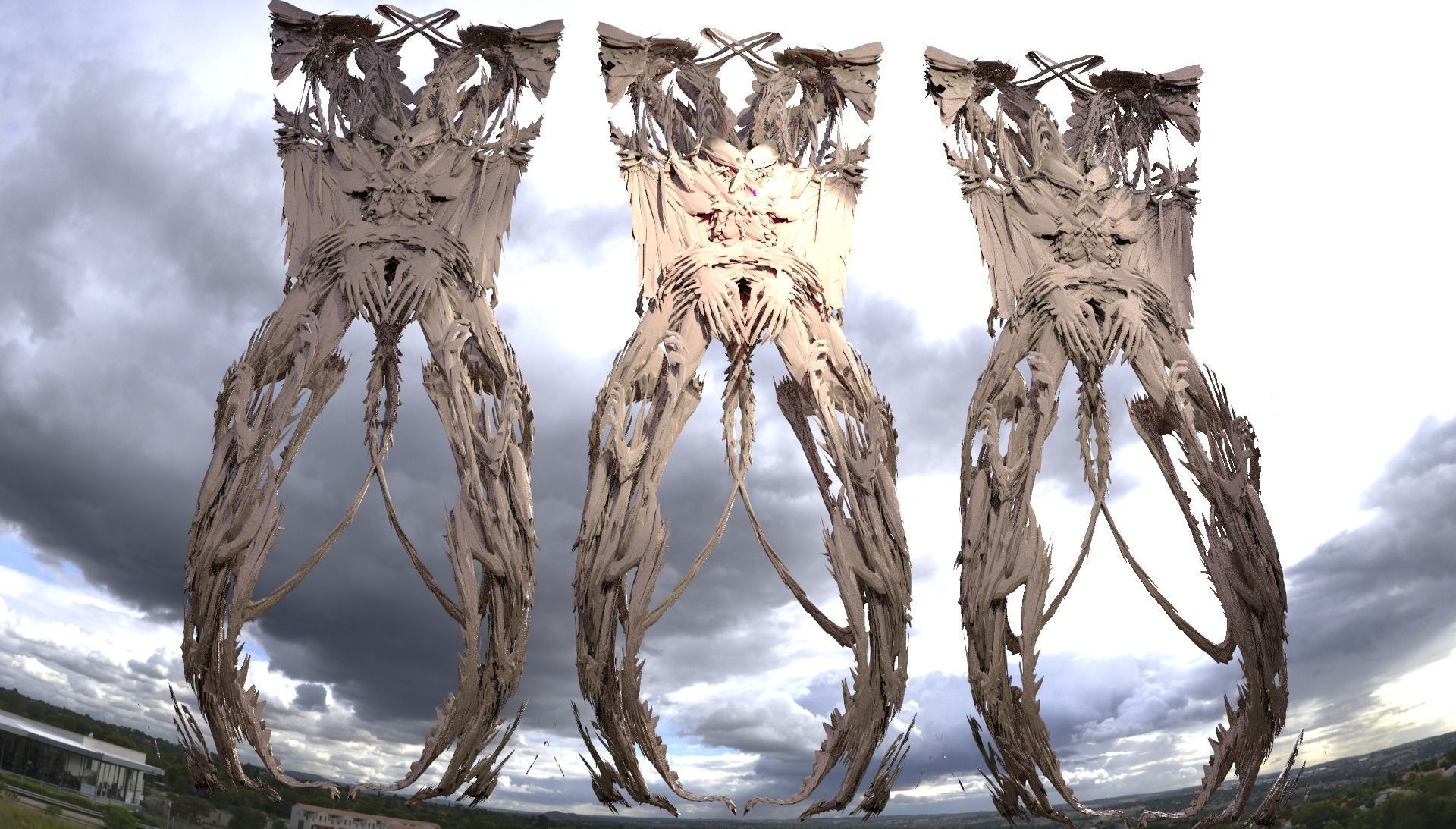 Lilith underworld wall design 3D model | CGTrader