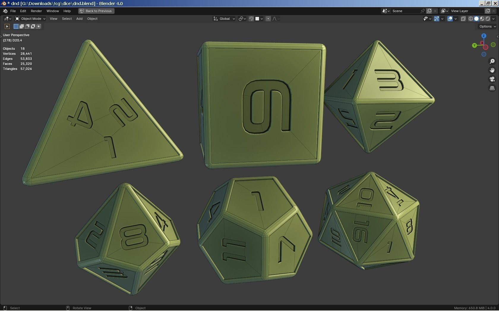 3D model Custom Gaming Dice VR / AR / low-poly | CGTrader