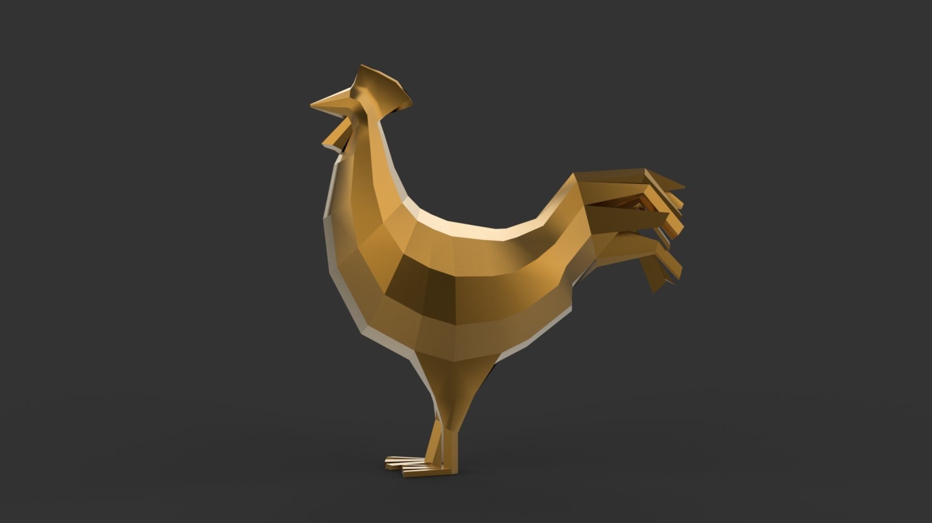 3D model Rooster VR / AR / low-poly | CGTrader