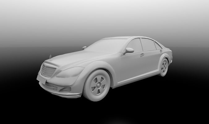 3D model Mercedes Benz 3D Model VR / AR / low-poly | CGTrader