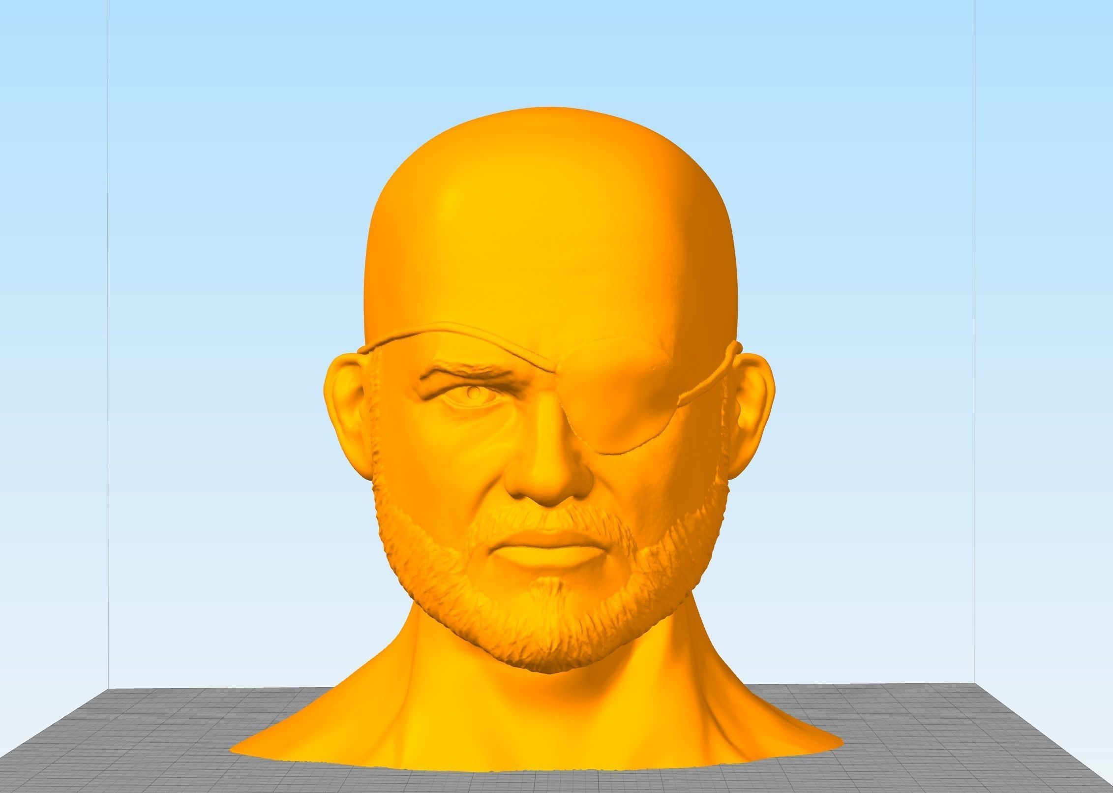 Kurt Russell head SD Bob Snake Plissken 3D model 3D printable | CGTrader