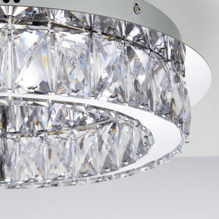 Acrylic LED Flush Mount free 3D model | CGTrader