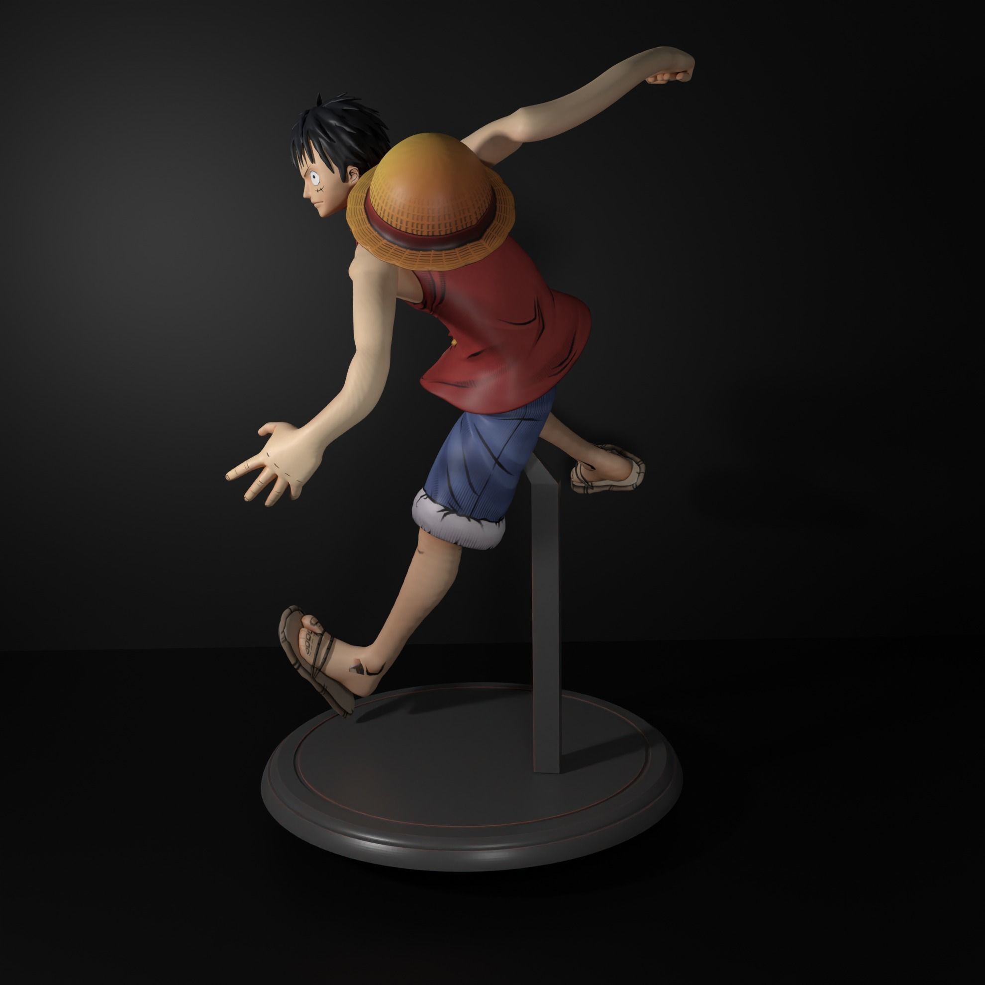 MONKEY D LUFFY 3D model 3D printable | CGTrader