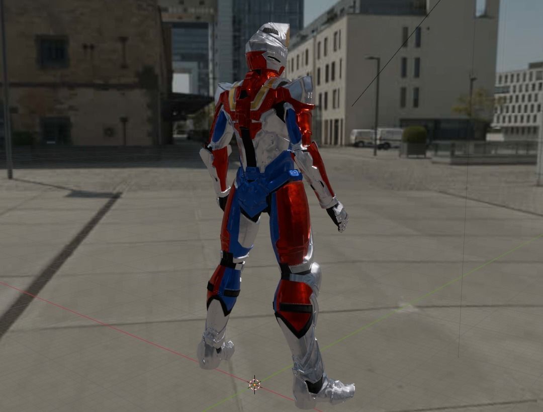 ULTRAMAN-SUIT DYNA DYNAMITE SUIT ULTRAMAN 3D model | CGTrader