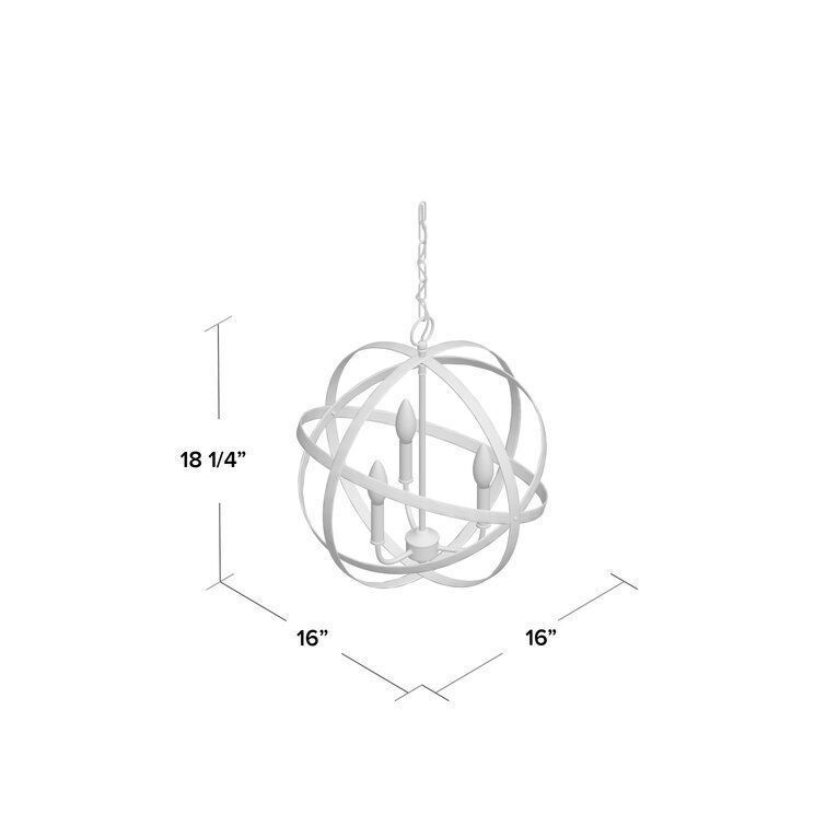 Emmaline Light Globe Chandelier free 3D model | CGTrader