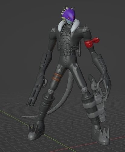 beelzemon 3D model 3D printable | CGTrader