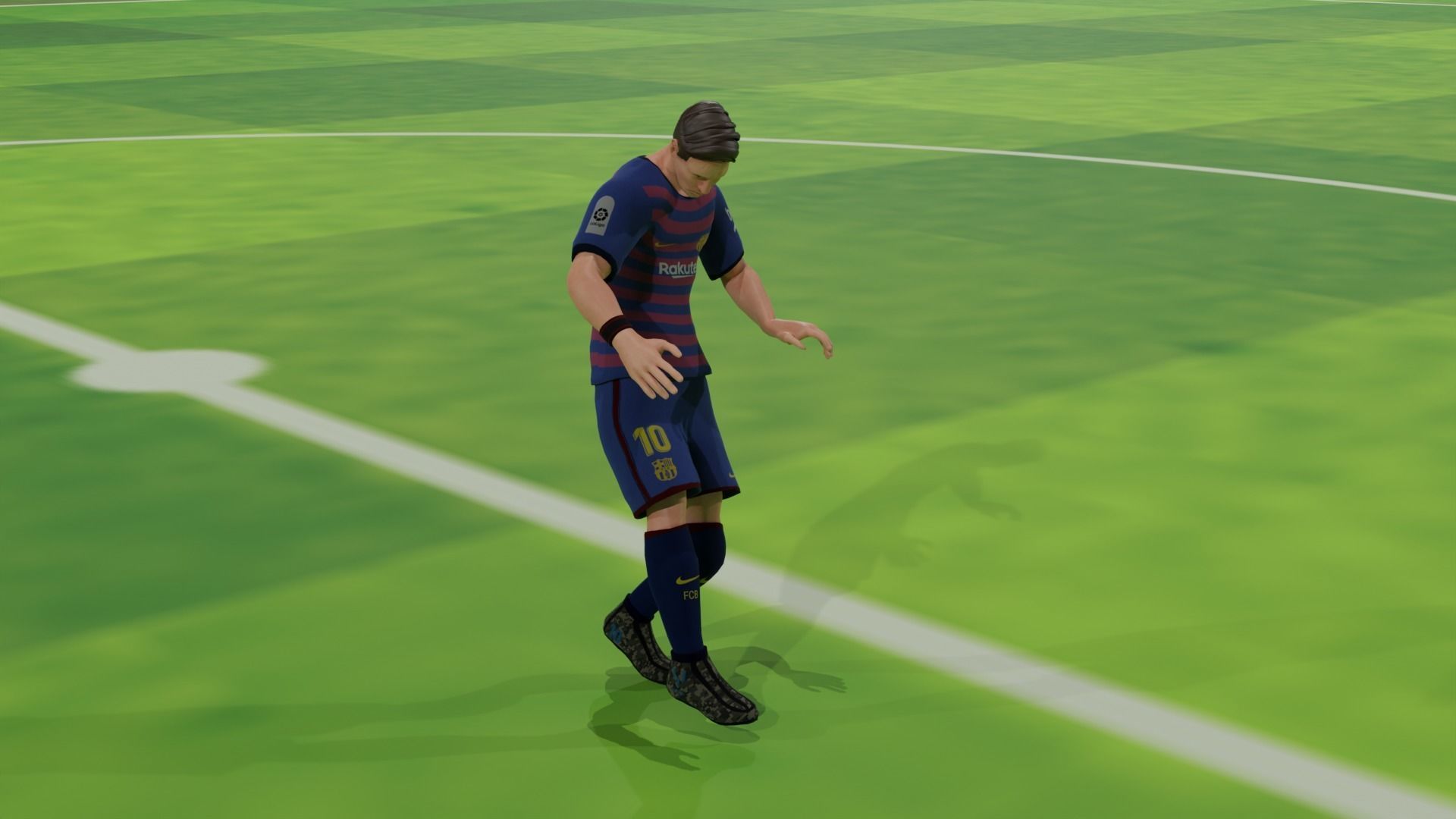 Messi Animation 3D - Dancing - Blender free 3D model | CGTrader